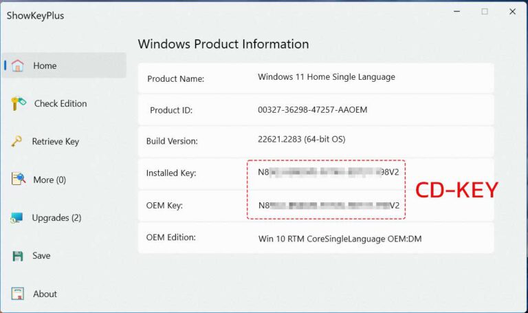 วิธีดู CDKEY ใน Windows 10 และ Windows 11 - ไอเดีย 1009