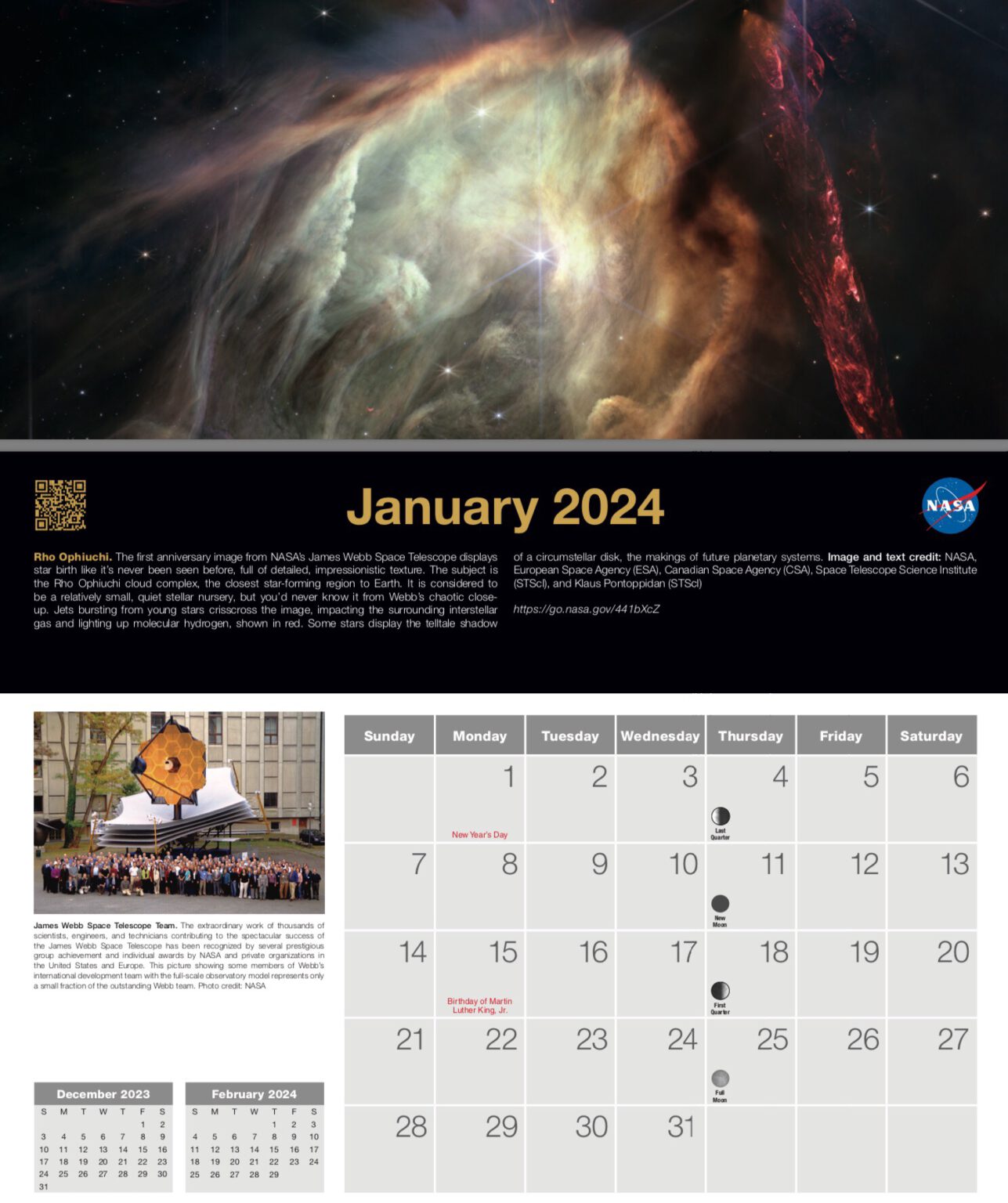 NASA เปิดให้ดาวน์โหลดแพลนเนอร์ลายอวกาศประจำปี ค.ศ. 2024 - ไอเดีย 1009